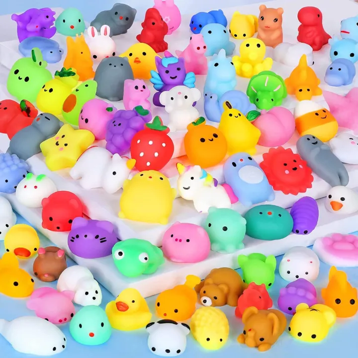 10 Pcs Mini Release Stress Animal Pinch Music Children Simulation ...