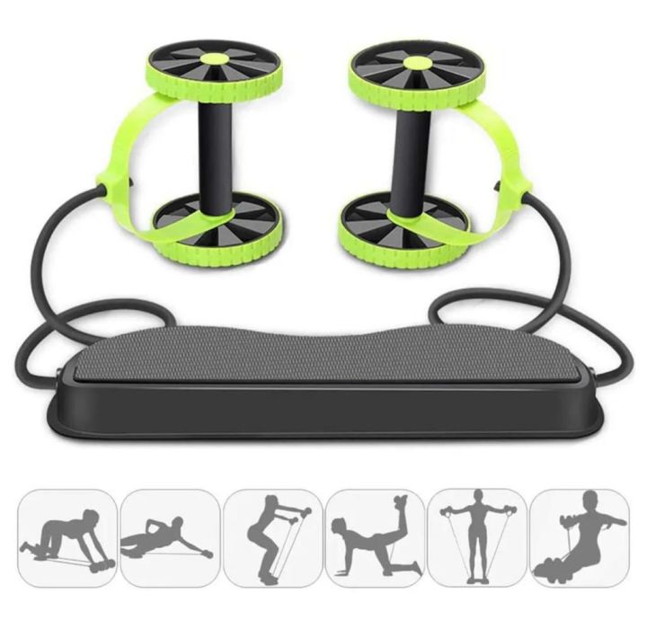New Arrival’s💥Indoor Muscle Exercise Equipment Power Roll Abdominal and ...