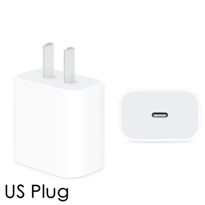 Original 20W PD Charger Type C Adapter - 2PIN US Plug Fast iPhone ...