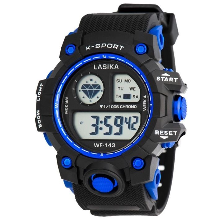 Digital Waterproof sports Watch for Kids -blue | Daraz.com.bd