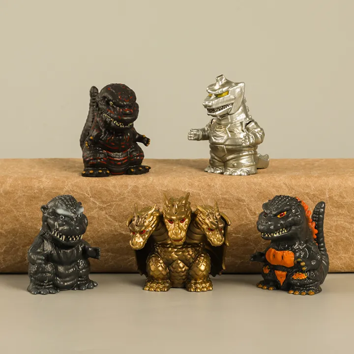5pcs/set Mecha Godzilla Titanus Gojira King Ghidorah Finger Puppets ...