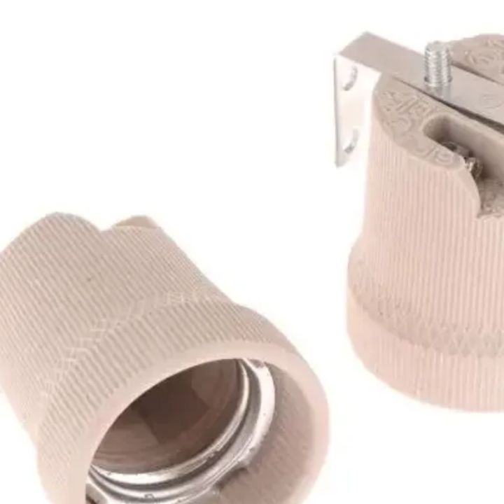 1 Piece Fixing Bracket Large Screw Cap Lamp Base E27 Vintage Ceramic ...