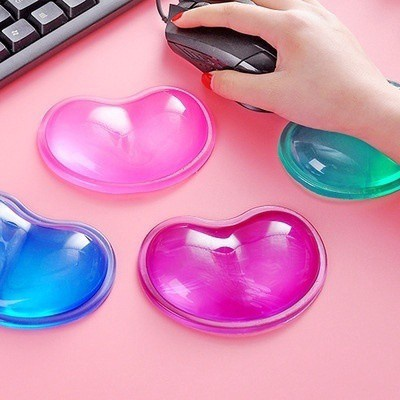 Comfortable silicone jelly wrist rest mouse pad transparent gel non ...