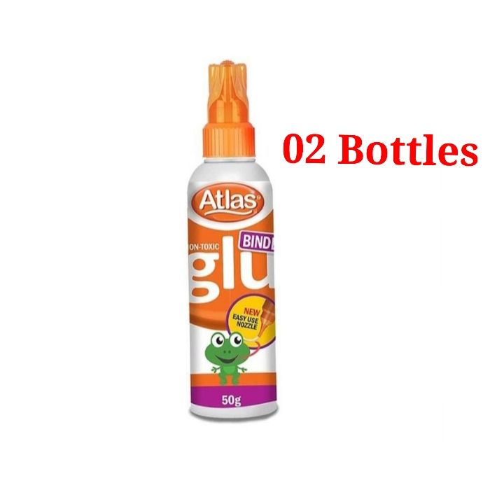 Atlas Binder Glue Pen, 50g - 02 Bottes | Daraz.lk