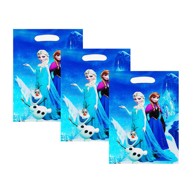 Frozen Theme Guddy Bags – Pack of 10 | 16.5 x 25 cm | Party Favor Bags ...
