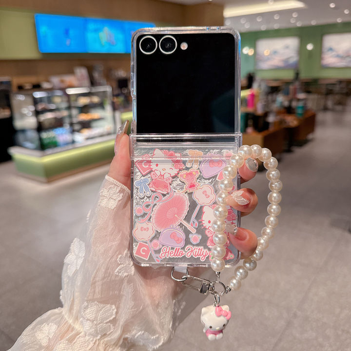 Kawaii Hello Kitty Melody Kuromi Pom Pom Purin Phone Case For Samsung Z ...