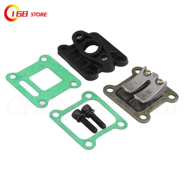 Reed Valve + Inlet Intake Manifold + Gaskets + Screw for 47cc 49cc Mini Moto Dirt Pocket Bike ...