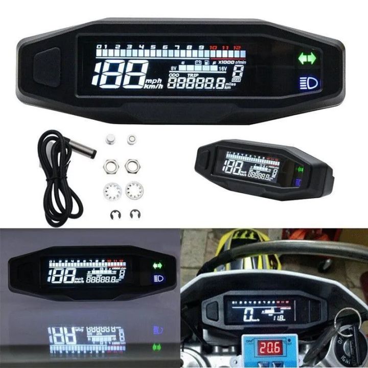 Digital Speedometer M09 – LCD Tab Style – Colourful Display – Fuel ...