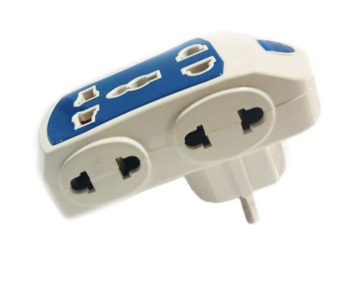 6 in 1 Multi Plug Adapter | Daraz.lk
