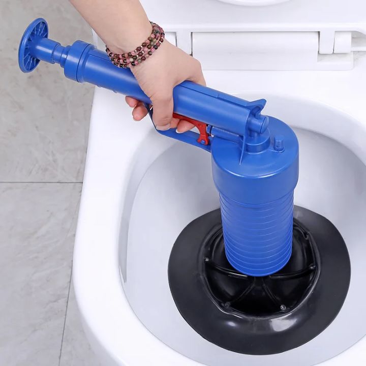 Air Power Drain Blaster Gun High-pressure Manual Sink Plunger Opener ...