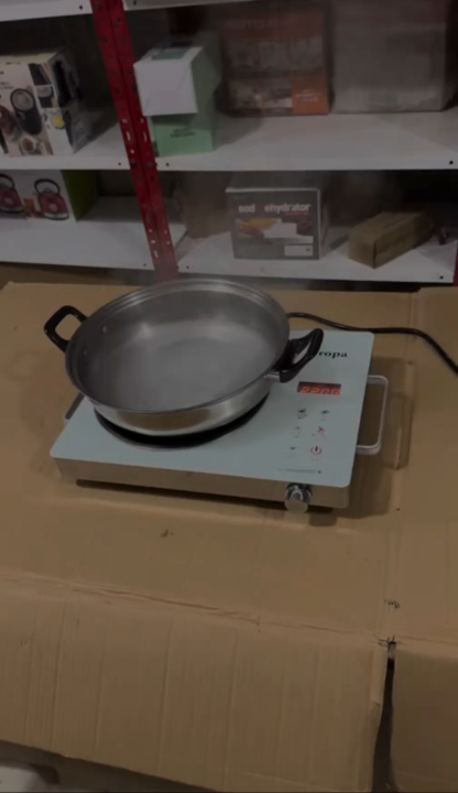 Gropa 2200W Electric Stove | Portable Infrared Ceramic Cooker ...