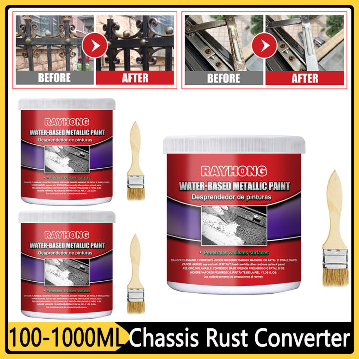 100-1000ml Water-Based Metal Rust Remover for Car Chassis Rust ...
