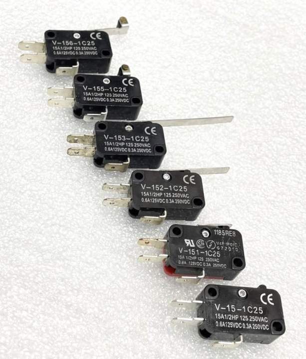 (1 pack/10 packs) micro switch V-15-1C25 V-151-1C25 V-152-1C25 V-153-1C25 (ready to ship in ...