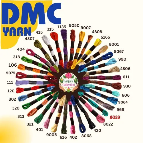 Sri DMC Embroidery Floss Embroidery Floss Cross Stitch Thread / DMC ...