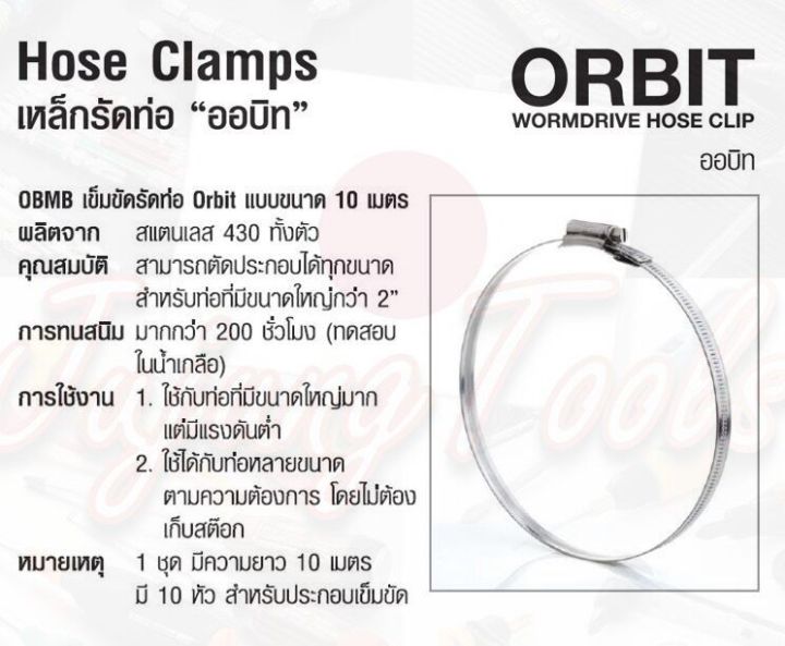 Orbit 10mm. Stainless steel material sus430 whole body | Shop.com.mm