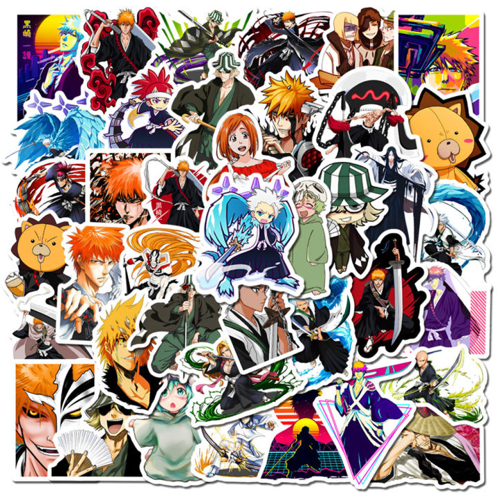 10/30/50pcs Classic Cool Anime BLEACH Manga Stickers Waterproof DIY ...