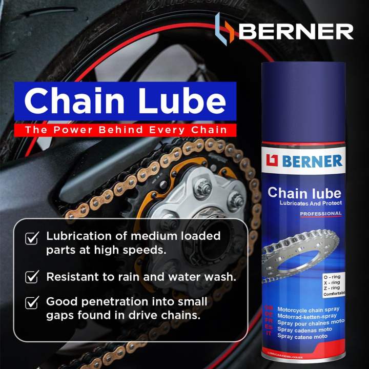 BERNER Germany Motorcycles Motorbikes Chain Lube 200ML | Daraz.lk