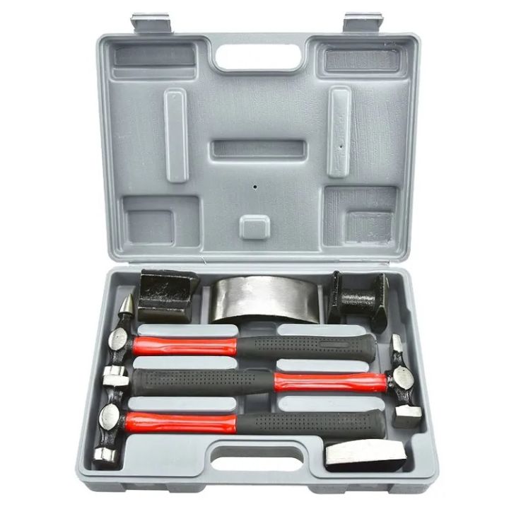 Auto Body Shaping & Dent Repairing Hammer Dollies Kit - 7pcs | Daraz.lk