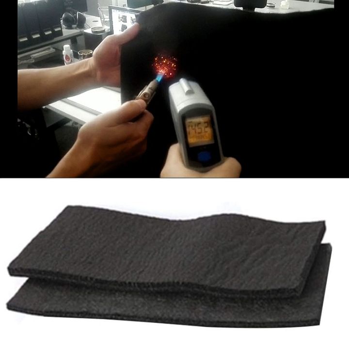 Carbon Fiber Welding Blanket Torch Shield Plumbing Heat Sink Slag Fire ...