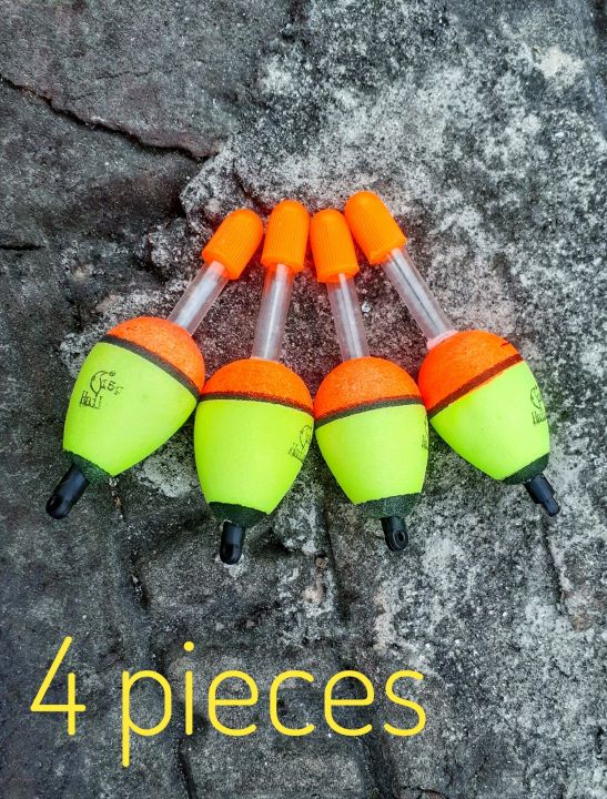 4 pcs 5gm EVA Luminous Fishing Night Float Light Stick Foam Plastic ...