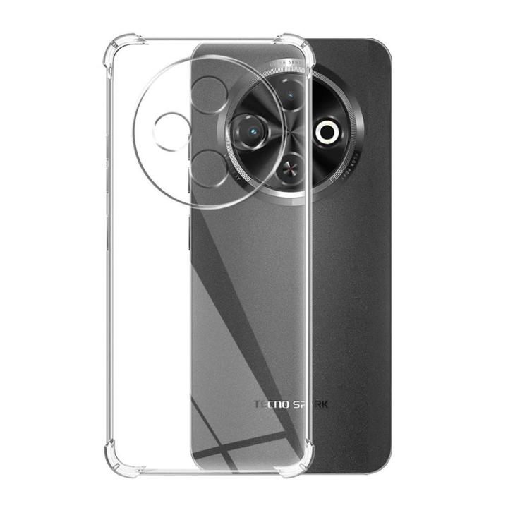 Tecno Spark 30C Back Cover Crystal Transparent Soft Clear Silicon Ultra ...