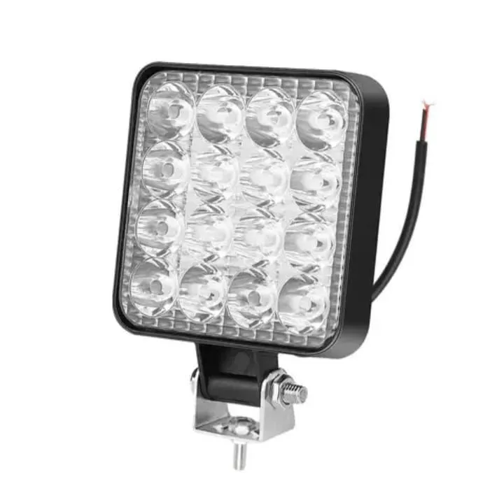 LED FOG LIGHT - 16 PCS 10x10 CM 1200LM LED Work Light For Truck Tractor ...