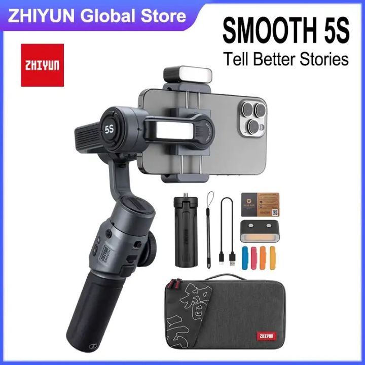 Zhiyun Smooth 5S Handheld Gimbal 3-Axis Stabilizer for Smartphone Iphone Samsung Huawei Xiaomi ...