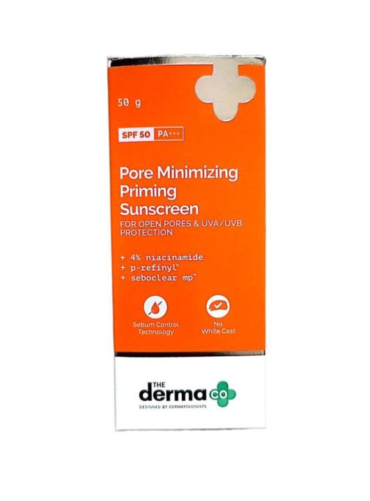 The Derma Co Pore Minimizing Priming Sunscreen SPF50 - 50gm | Daraz.com.np