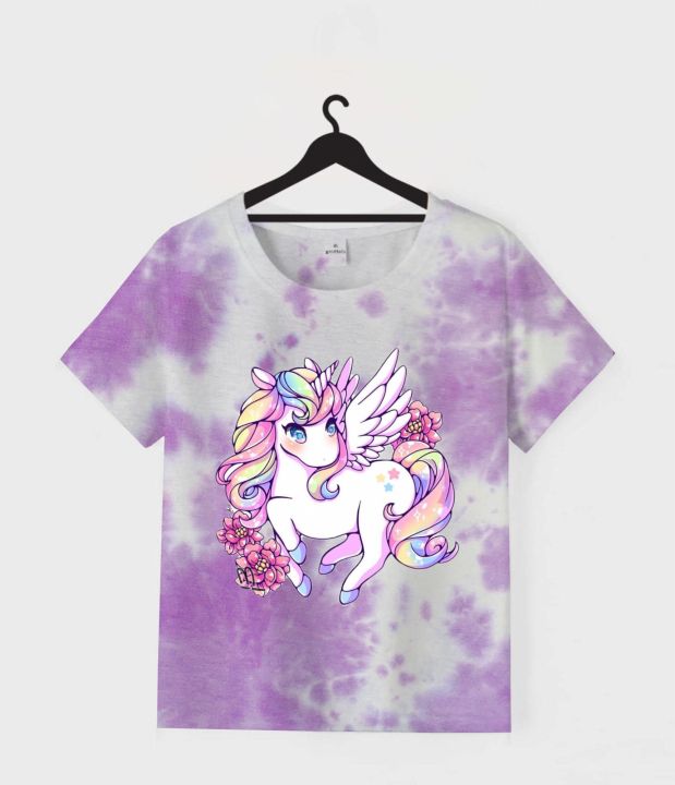 Unicorn tie dye kids tees | Daraz.lk