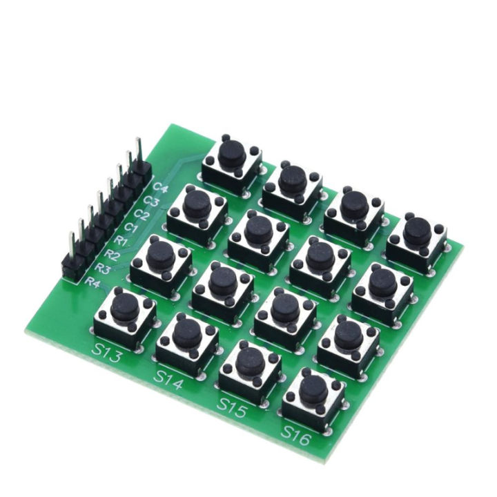 4x4 Matrix 16 Keypad Keyboard Breadboard Module 16 Button Mcu for ...
