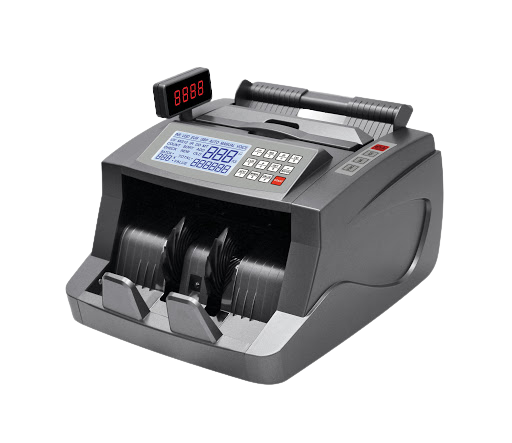 Money Counting & Fake Note Detector Machine ML-6300 with 3 displays ...