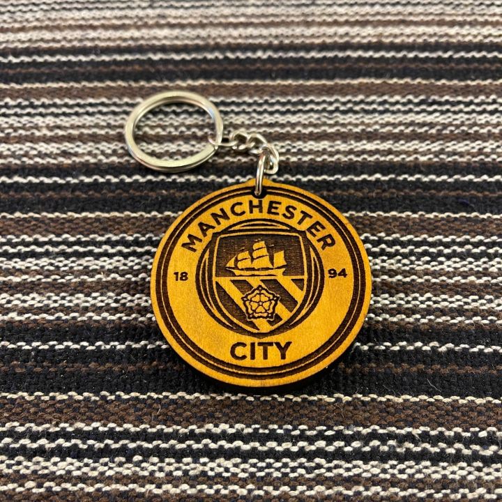 Manchester City - Football Club - Big Size - Wooden Keyholder ...
