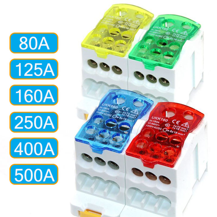 Electric Split Din Rail Terminal Block Junction Box Power Wire ...