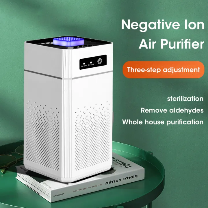 New USB Desktop Air Purifier Filter Negative Ion Purification HEPA ...