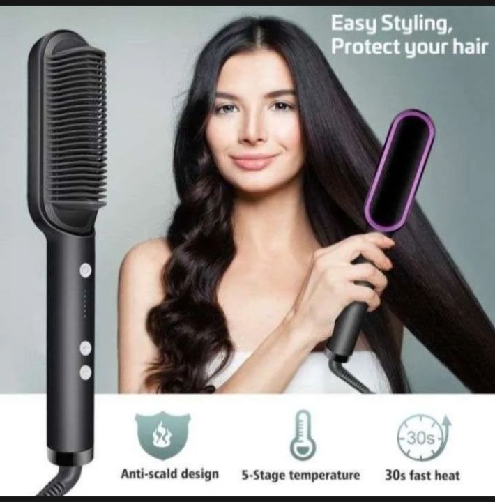 Professional Hair Straightner 2in1 Hair Straightner Brush For girls ...