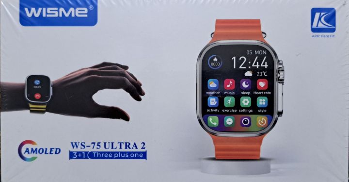 Wisme Smart Watch WS-75 Ultra 2 | Daraz.com.bd