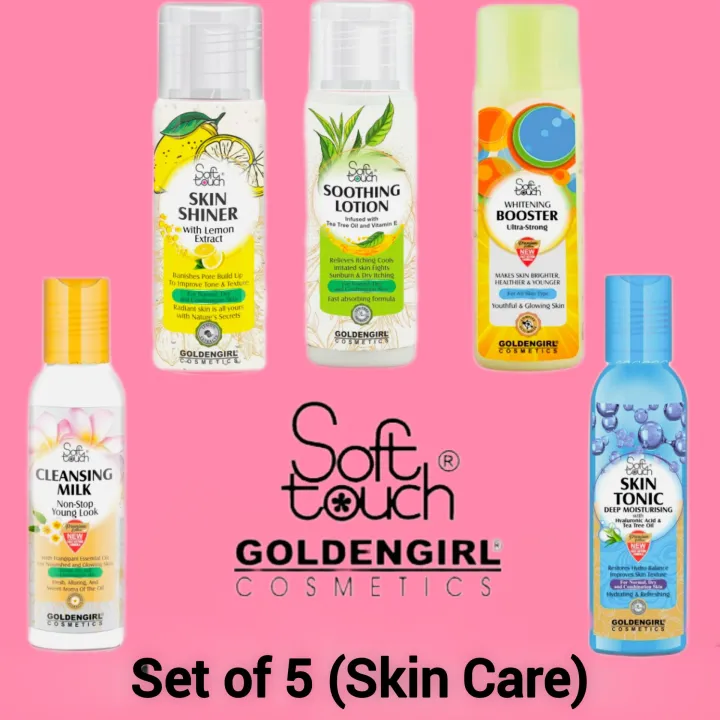 Soft Touch Skin Care Set |Cleansing milk| |Skin Shiner| |Soothing ...