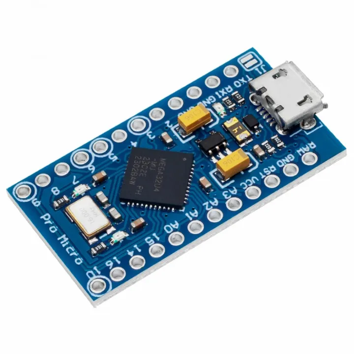 DIYTZT Pro Micro ATmega32U4 5V 16MHz Original Chip Replace ATmega328 For Arduino Pro Mini With 2 ...
