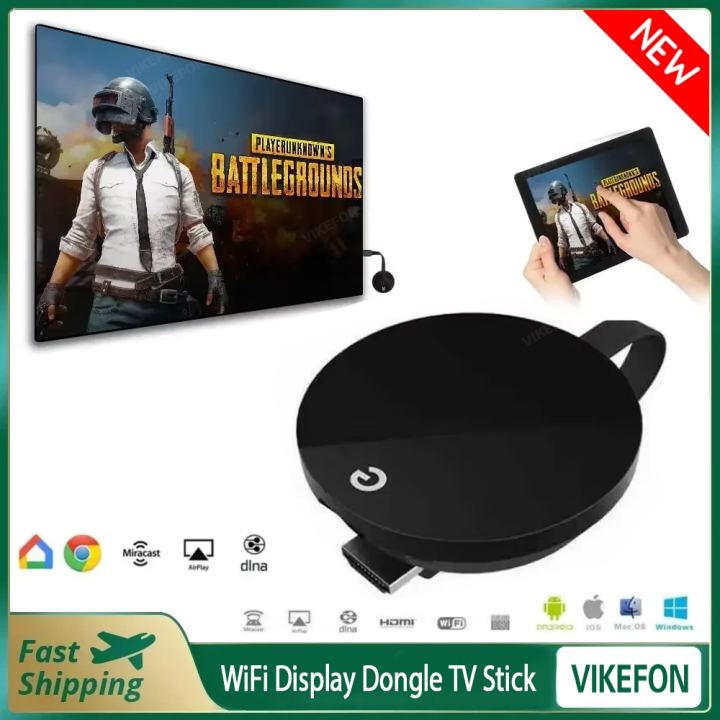 Chromecast Google Wireless WiFi mirascreen HDMI-compatible HD Display ...