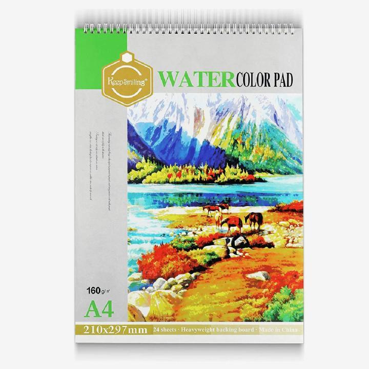 Watercolor Pad A-4 for Artists A4 Watercolour pad 20 sheets 160gm A4 ...