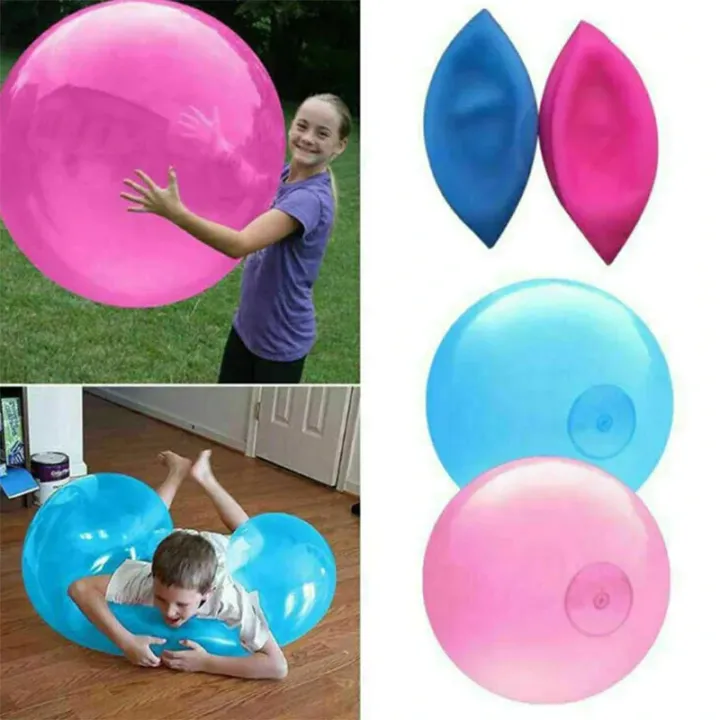 Children Outdoor Toys Bubble Ball Inflatable Rubber Ball Games Balloon ...