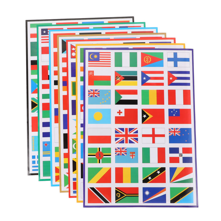Countries Flags Stickers Multi Territorial Maps Nations Patterns Face ...