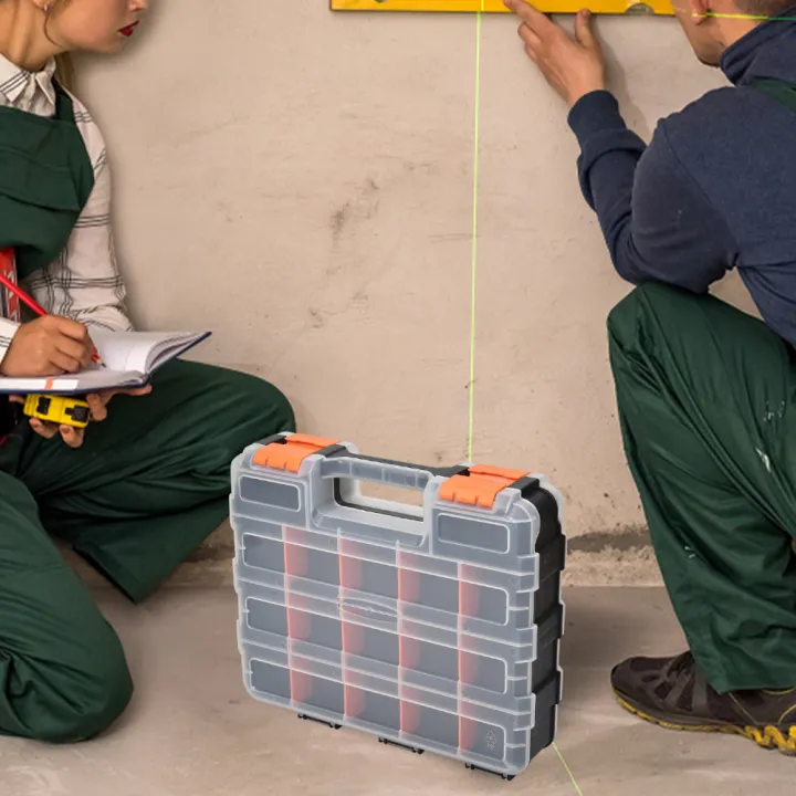 G-322 Portable Parts Box Hardware Storage Toolbox Plastic Case Multi ...