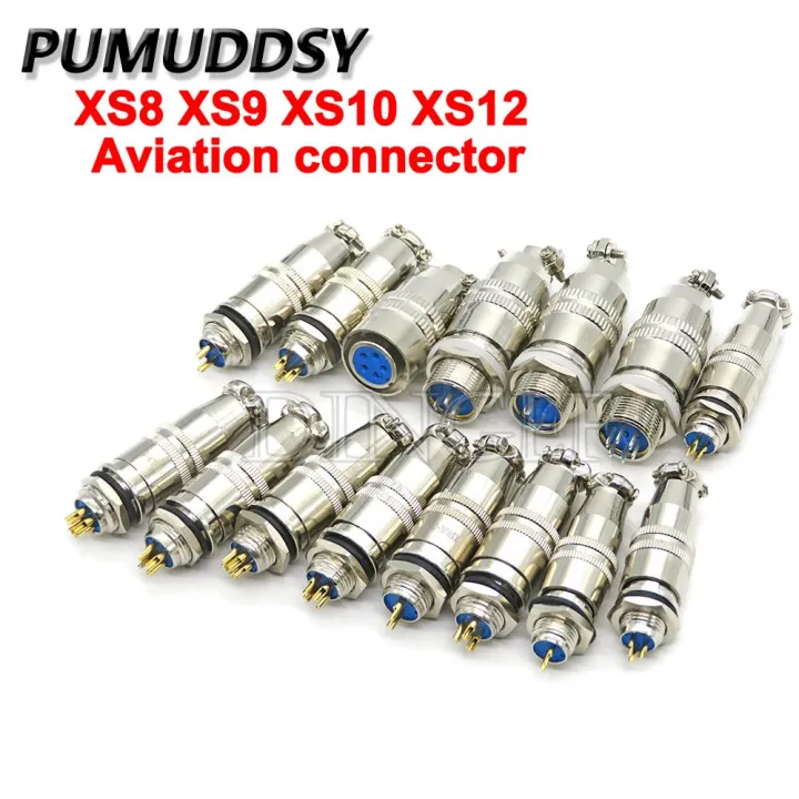 XS8 XS9 XS10 XS12 Aviation connector push-pull circular quick connector ...