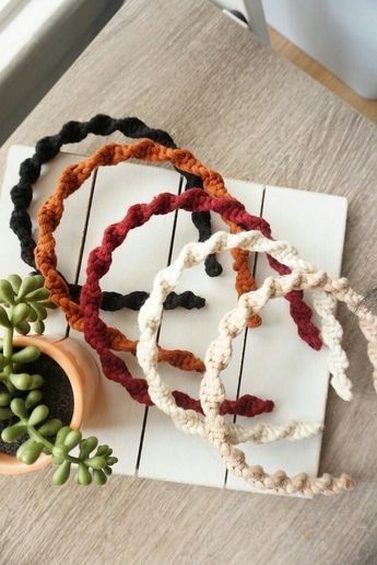 hair band macrame hair bands new fashion design for girls | Daraz.pk