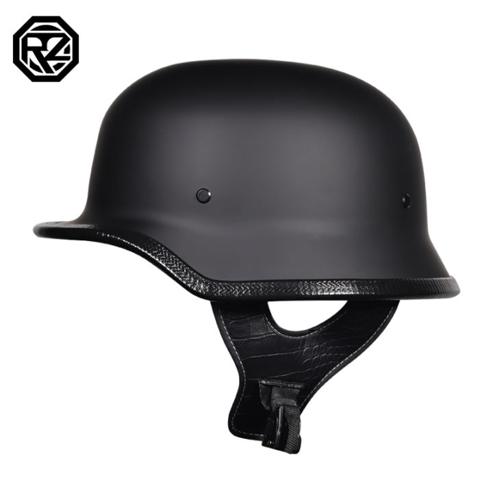 ORZ adult motorcycle helmet retro cruise half helmet imitates World War ...