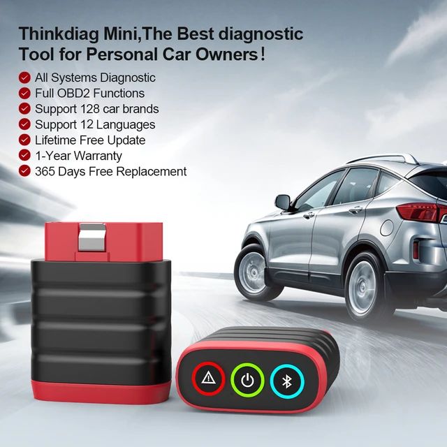 THINKCAR THINKDIAG MINI Obd2 Scanner For Auto Full Obd 2 Function ...
