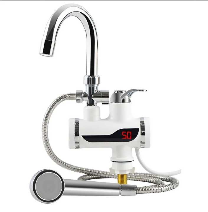 Instant Electric Hot Water Heater Tap Digital display with Shower ...