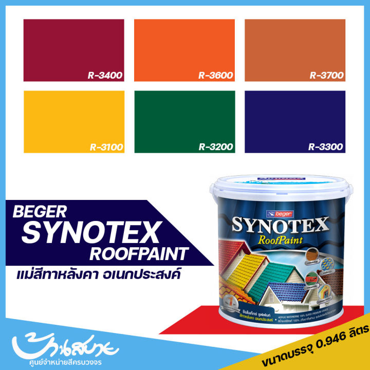Beger synotex * Mother color * dark shade roof paint | Shop.com.mm