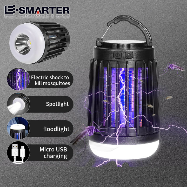 Solar Charging Mosquito Killer Lamp Mute Insect Repellent Radiationless ...